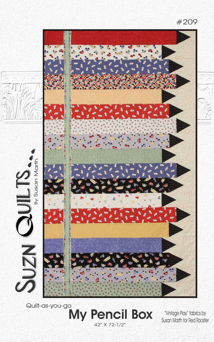 My Pencil Box (PDF Download) – Suzn Quilts