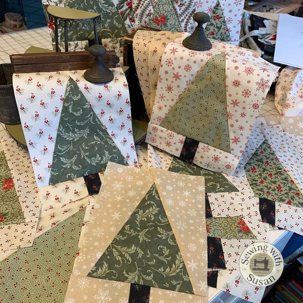 Mini Tree Template Set – Suzn Quilts