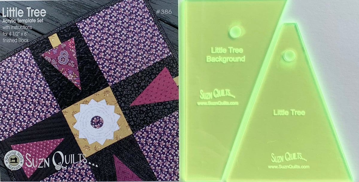 Little Tree Template Set – Suzn Quilts