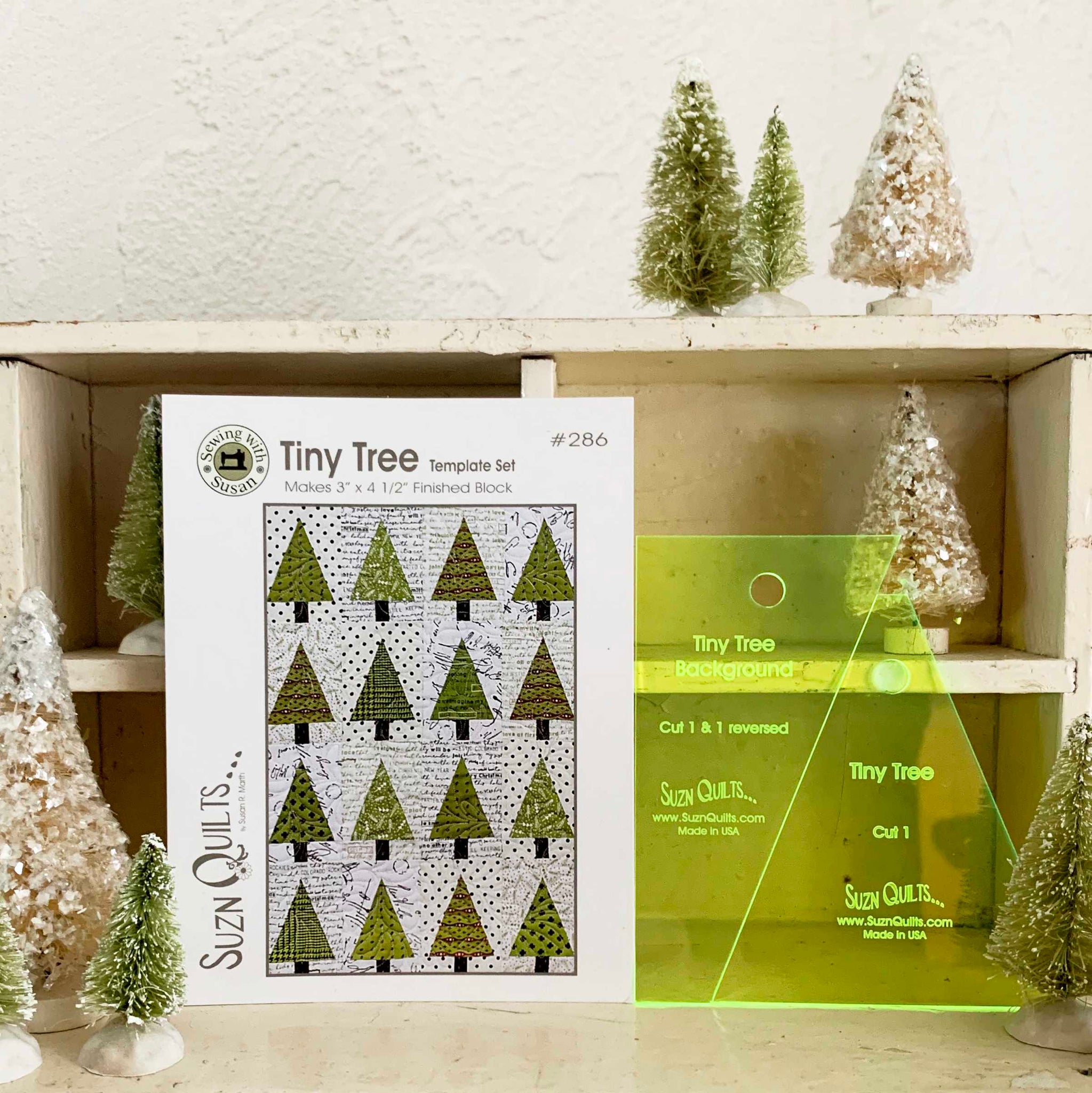 Tiny Tree Template Set – Suzn Quilts
