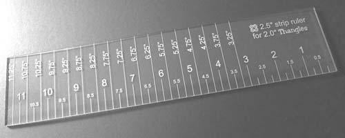 Ruler - Thangles 2 1/2" Strip Ruler – Suzn Quilts